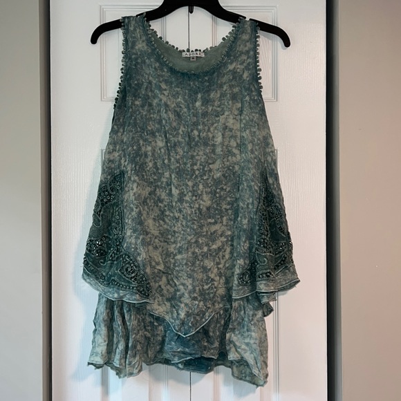 Adore | Tops | Adore Layered Mini Dress Tunic Tank | Poshmark